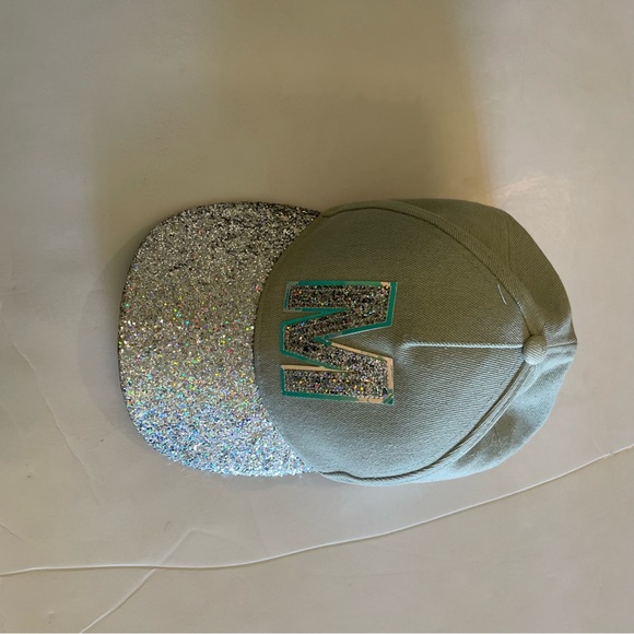 Justice | Accessories | Justice Girls Glitter Embellished Grey Initial ...